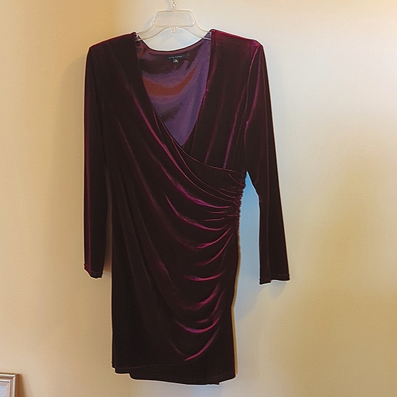 Alex Marie | Dresses | Alex Marie Size 6 Gorgeous Cranberry Velvet Knee ...